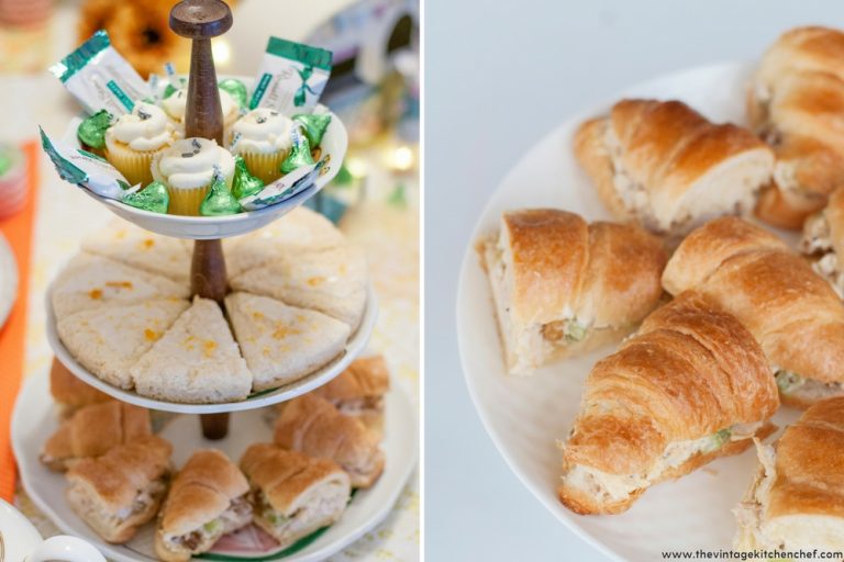 Golden raisins, crunchy celery and a touch of yellow curry are a ...